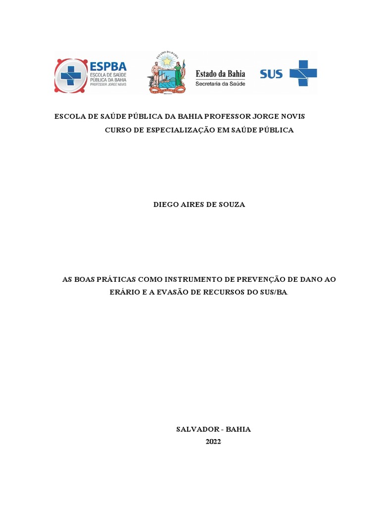 Boas Práticas na Prevenção de Dano ao Erário | PDF | Finanças e ...