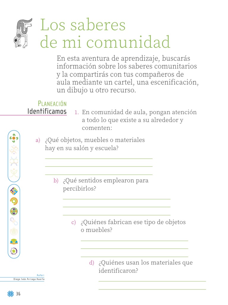 Los Saberes de Mi Comunidad | PDF