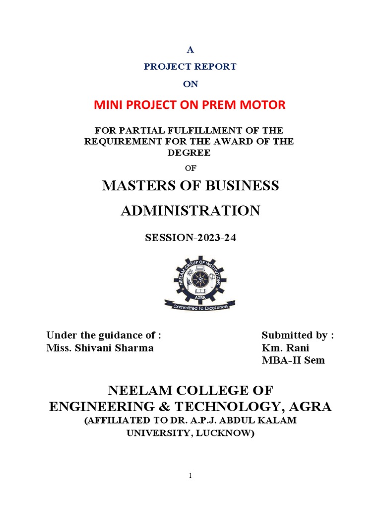 Updated Prem Motors | PDF