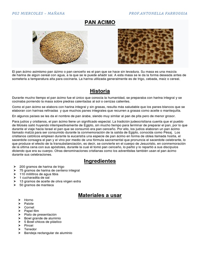 Pan Acimo | PDF