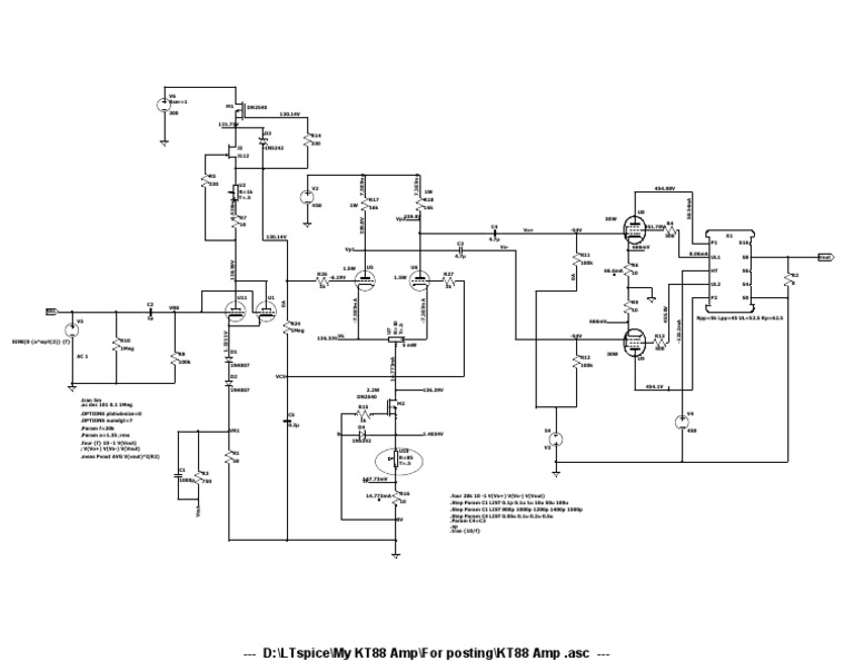 KT88 Schematic | PDF