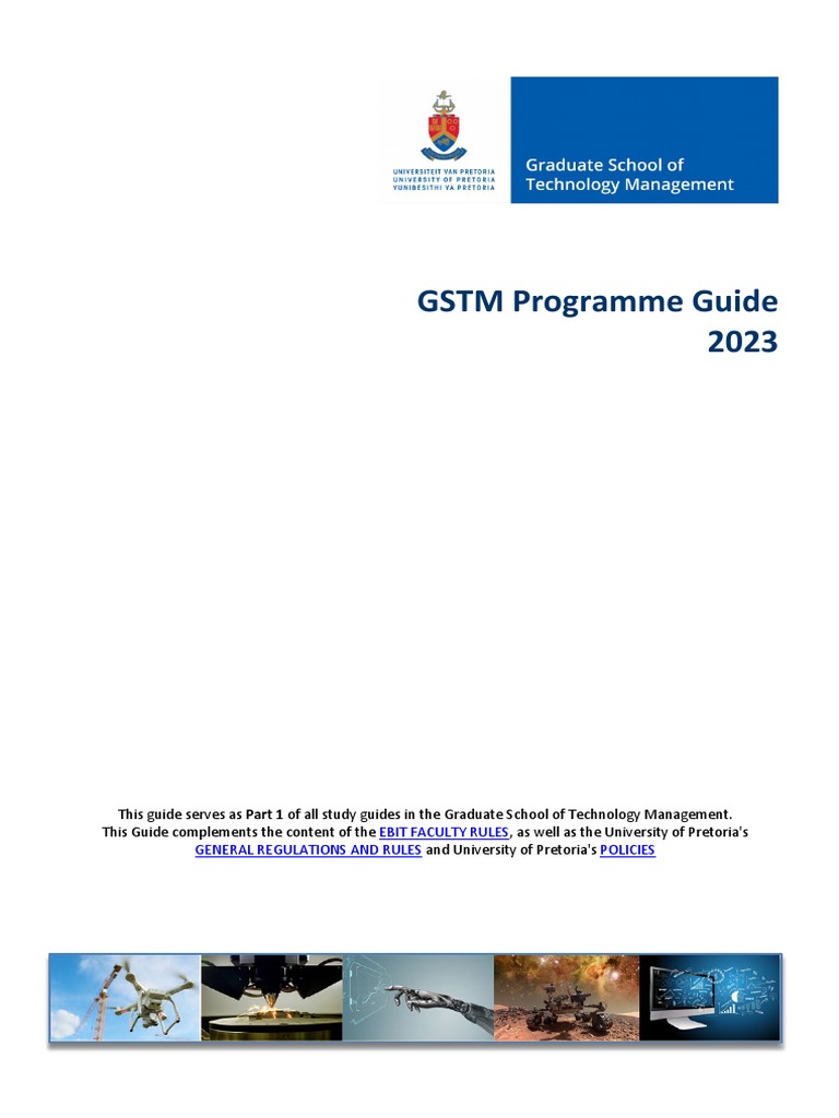 GSTM Programme Guide Overview | PDF