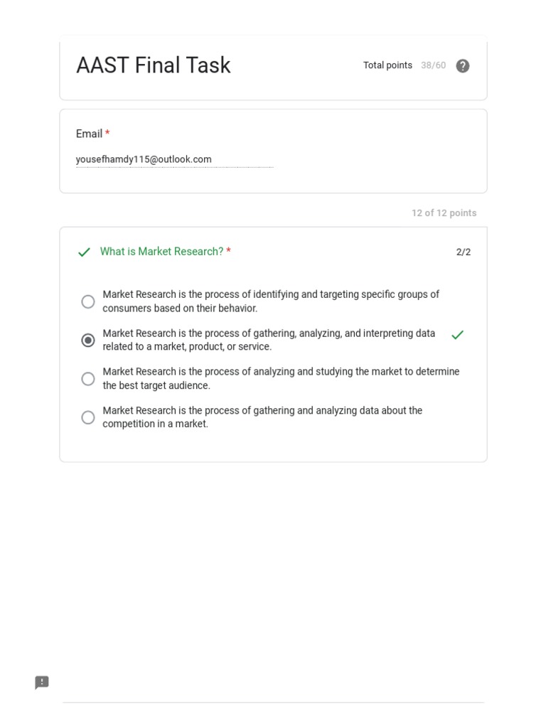 AAST Final Task | PDF