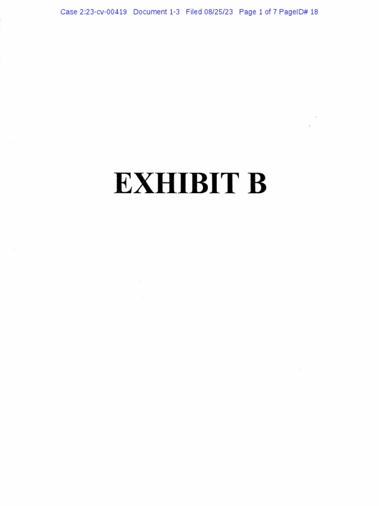 Legal Case Document 2:23-cv-00419 | PDF | Law