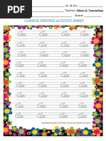 CURSIVE WRITING Grade 3 | PDF