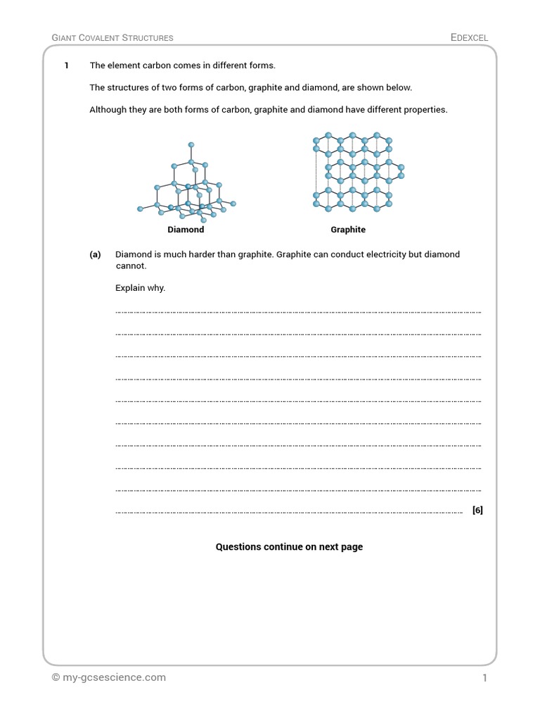Giant Covalent Structures in Carbon | PDF