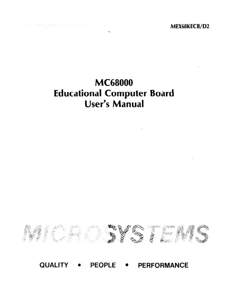 Mecb Manual | PDF