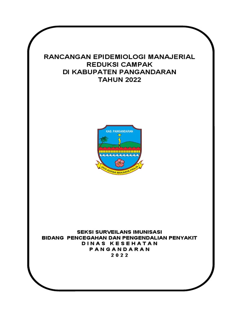 Rancangan Epidemiologi Manajerial Recam | PDF