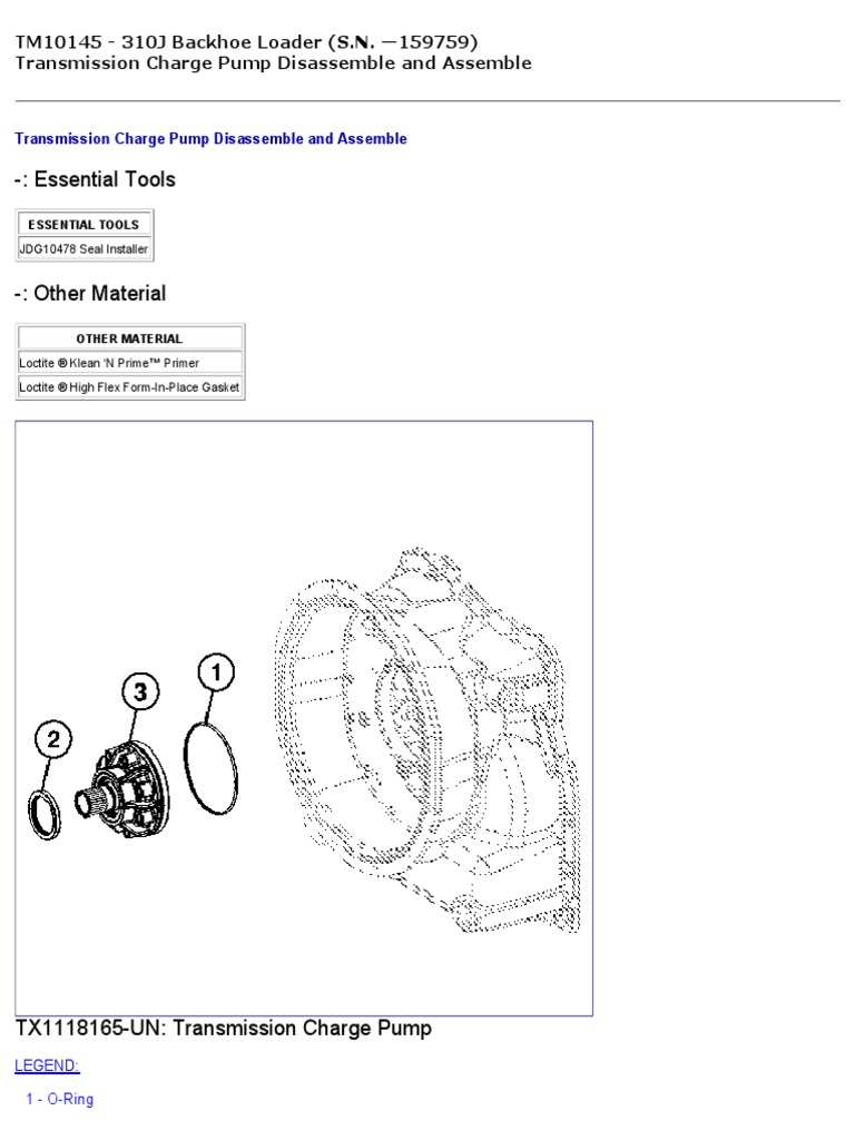 Transmission Charge Pump Disassemble and Assemble | PDF