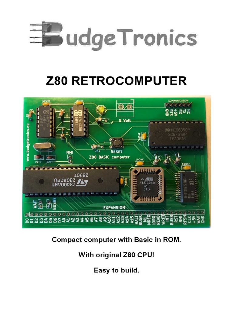 z80 Retrocomputer - en | PDF