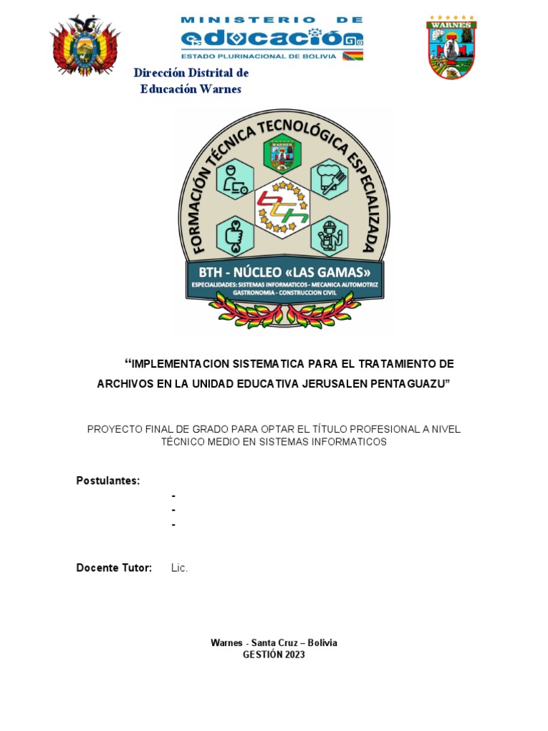 Elaboracion de Proyecto | PDF