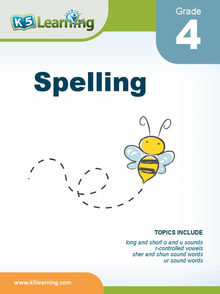 Grade 4 Spelling Workbook | PDF