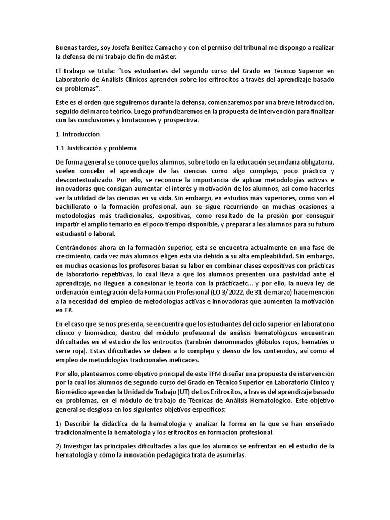 Guion Defensa TFM | PDF