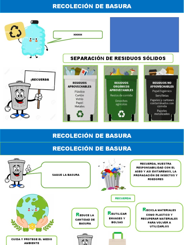 Folleto de La Basura para Areas | PDF