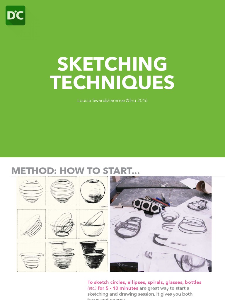 Sketching Techniques | PDF