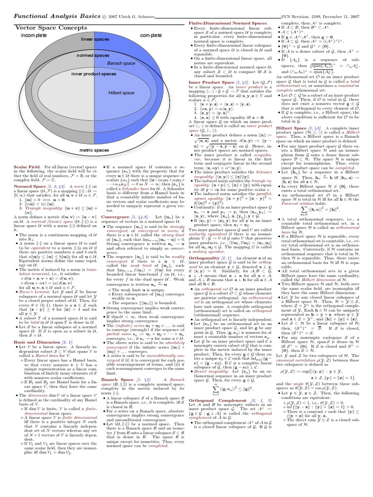 Functional Analysis | PDF