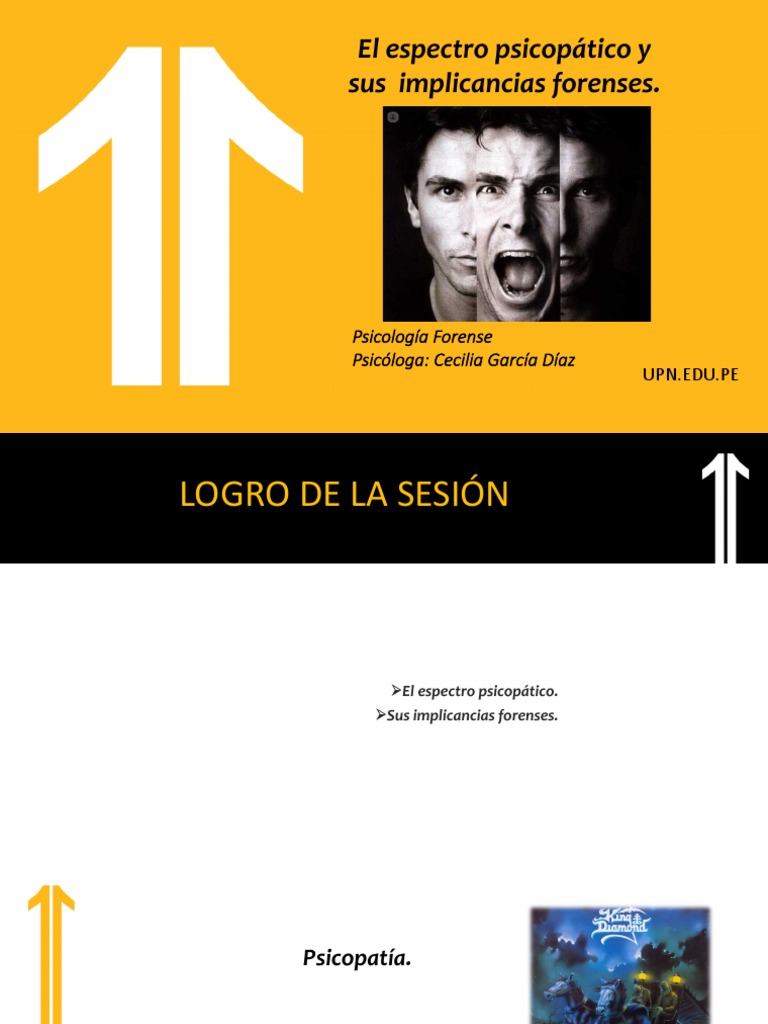 Sesión 04- El espectro psicopático-ppt | PDF