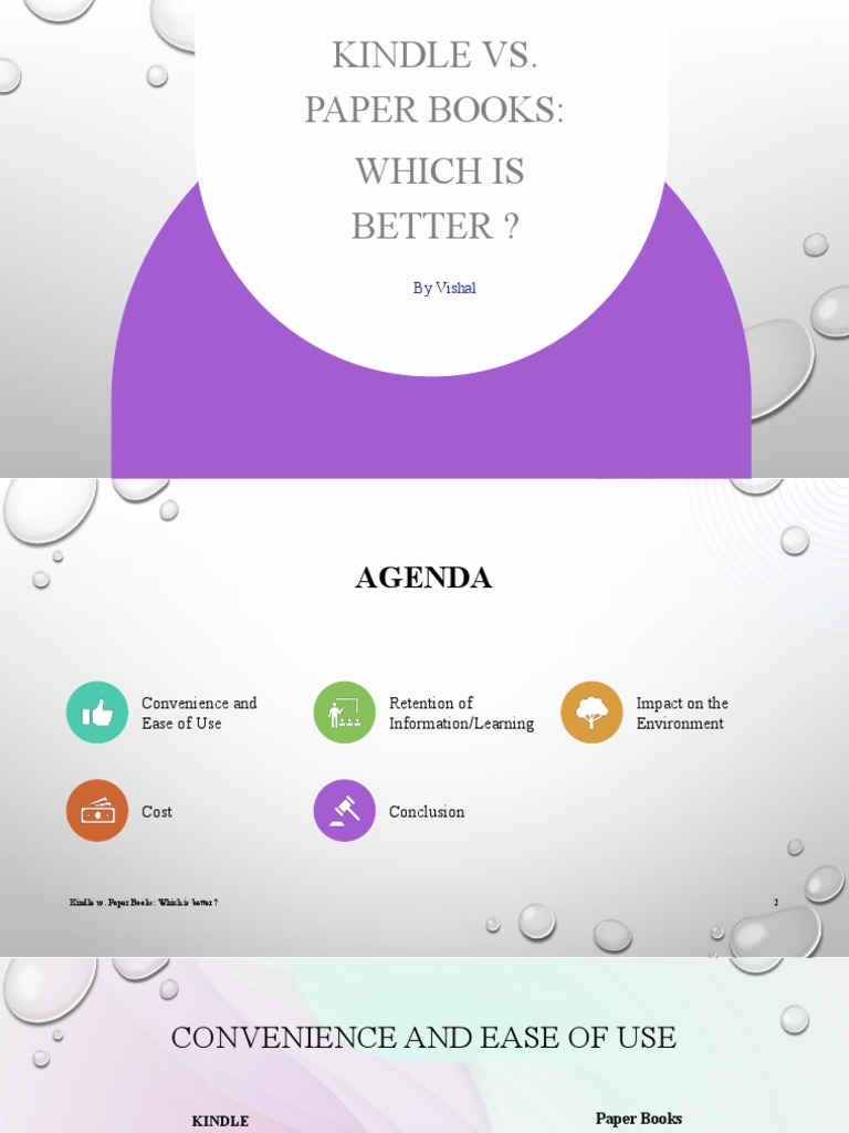 Kindle Vs Book Vishal | PDF | Amazon Kindle | E Reader