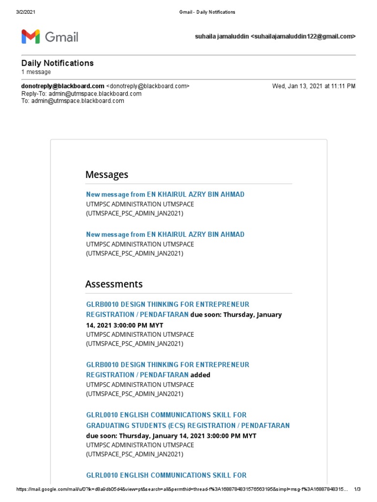 Gmail - Daily Notifications | PDF | Information Retrieval Organizations | Google