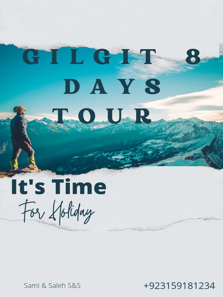 9 Days Cultural Tour Pahnder, Gilgit Hunza Nagar Hoper | PDF
