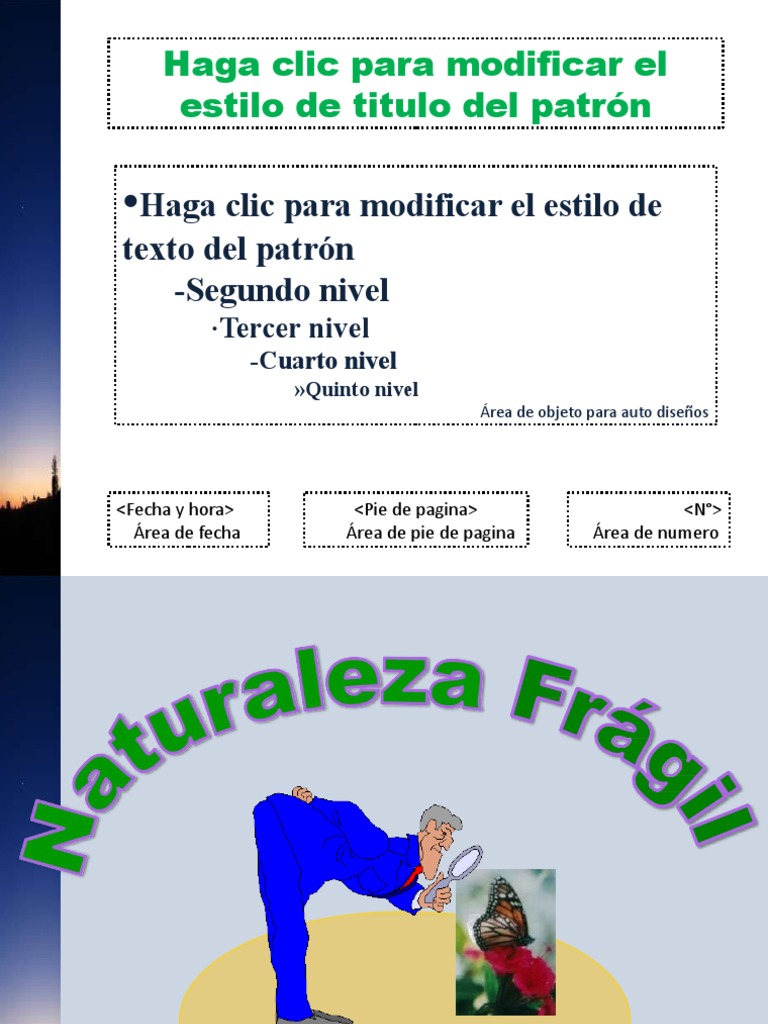 Naturalezafragil PPT 120202121745 Phpapp01 | PDF