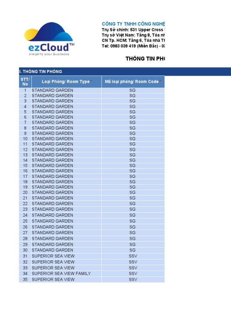 ezFolio - File Thông tin cấu hình ezFolio 2018 | PDF