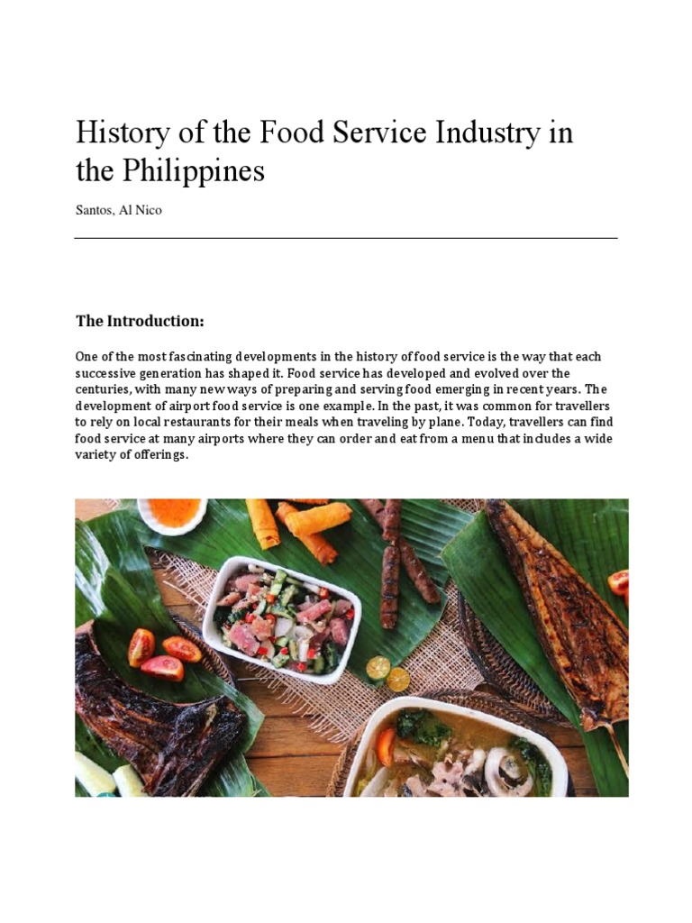 Food Service | PDF