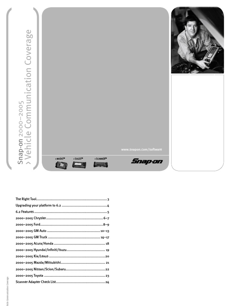 Snap On Software - v6.2 - App - Guide | PDF