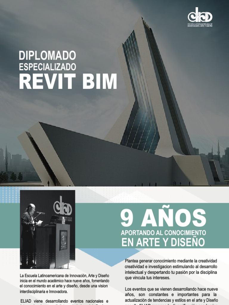 Brochure Diplomado Revit Bim | PDF | Autodesk Revit | Conocimiento