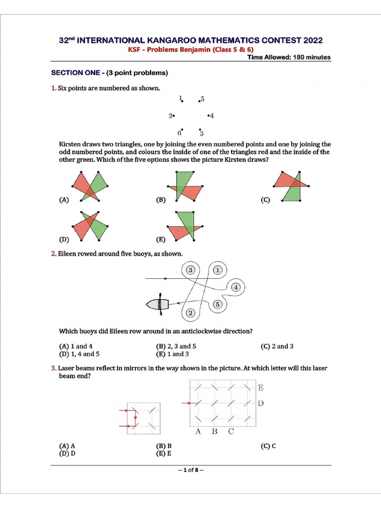 Contoh Soal IKMC Kelas 5-6 | PDF