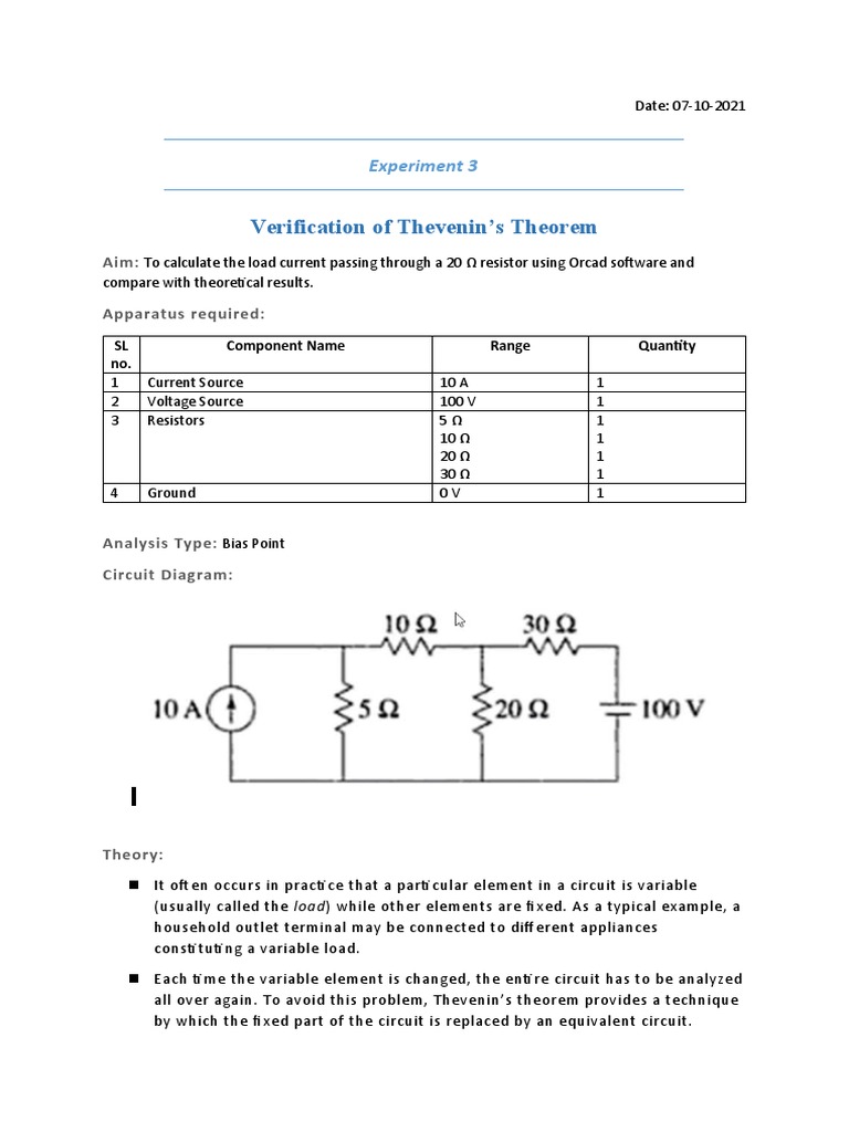 BEEE (Experiment 3 and 4) | PDF | Electrical Network | Electrical Resistance And Conductance