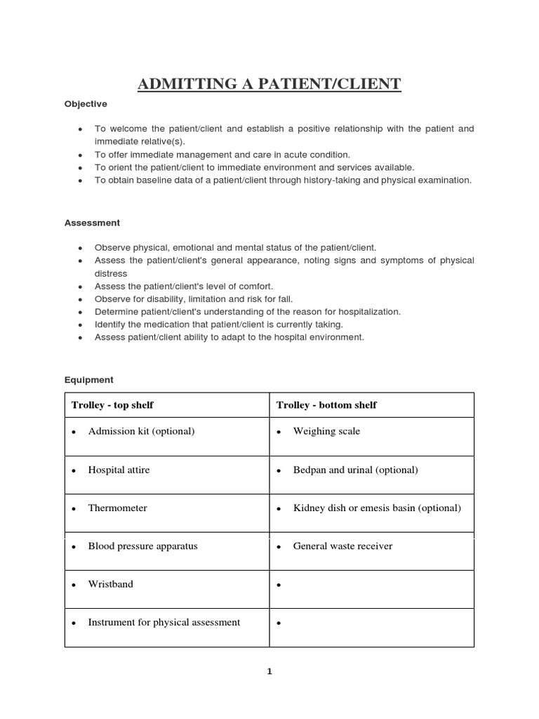 Procedure Manual Hospital | PDF | Hand Washing | Patient