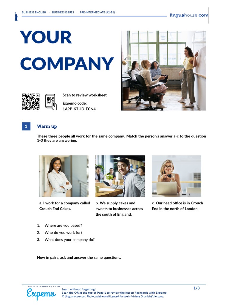 Your Company American English Student | PDF | Human Communication