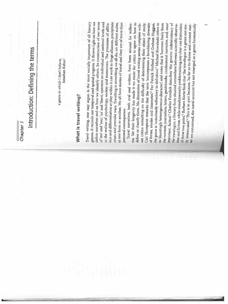 Cambridge Introduction To Travel Writing Introduction | PDF
