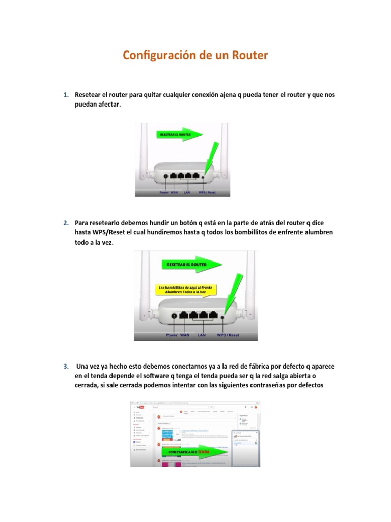 Manual de Configuracion de Router | PDF
