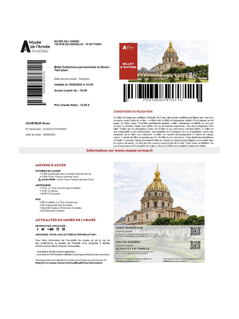 Les Invalides | PDF