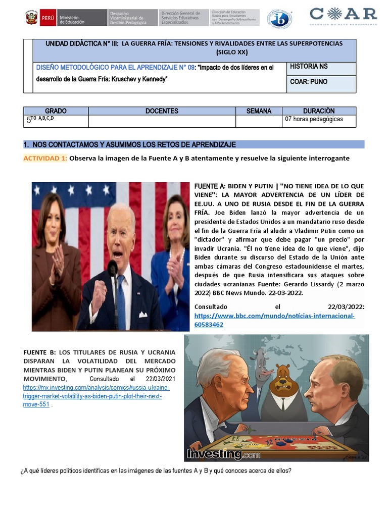 Dmpa #09 - 5to - Historia NS | PDF