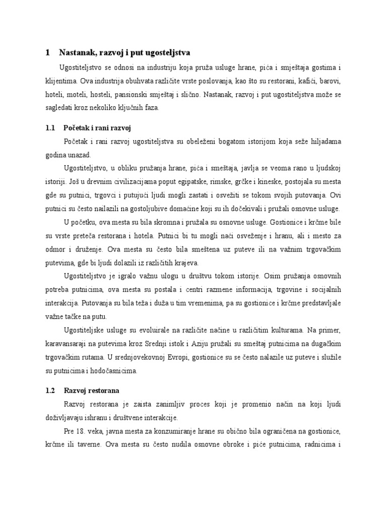 Nastanak | PDF