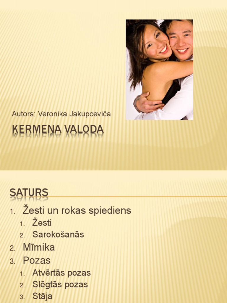 Ķermeņa Valoda | PDF