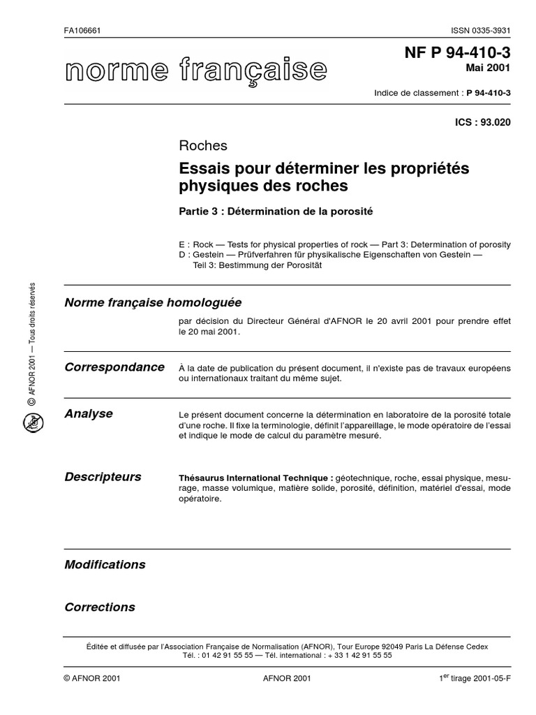 nf p 94-410-3 | PDF