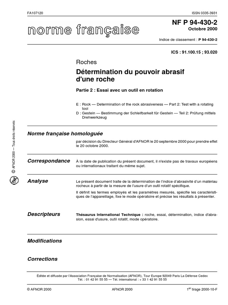 nf p 94-430-2 | PDF