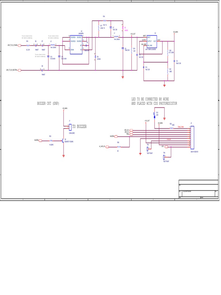 Power Board Schematics | PDF