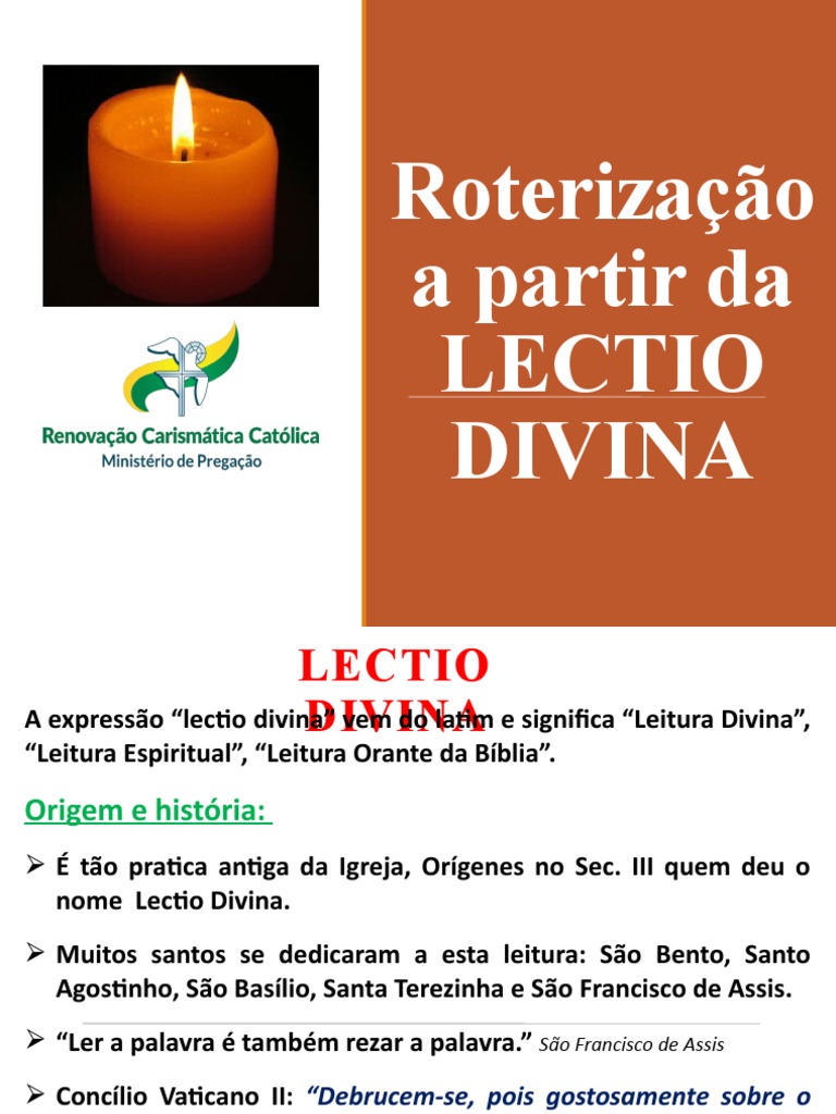 Roteiro Prático de Lectio Divina | PDF