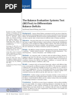 4 Stage Static Test | PDF | Balance (Ability) | Causes Of Death