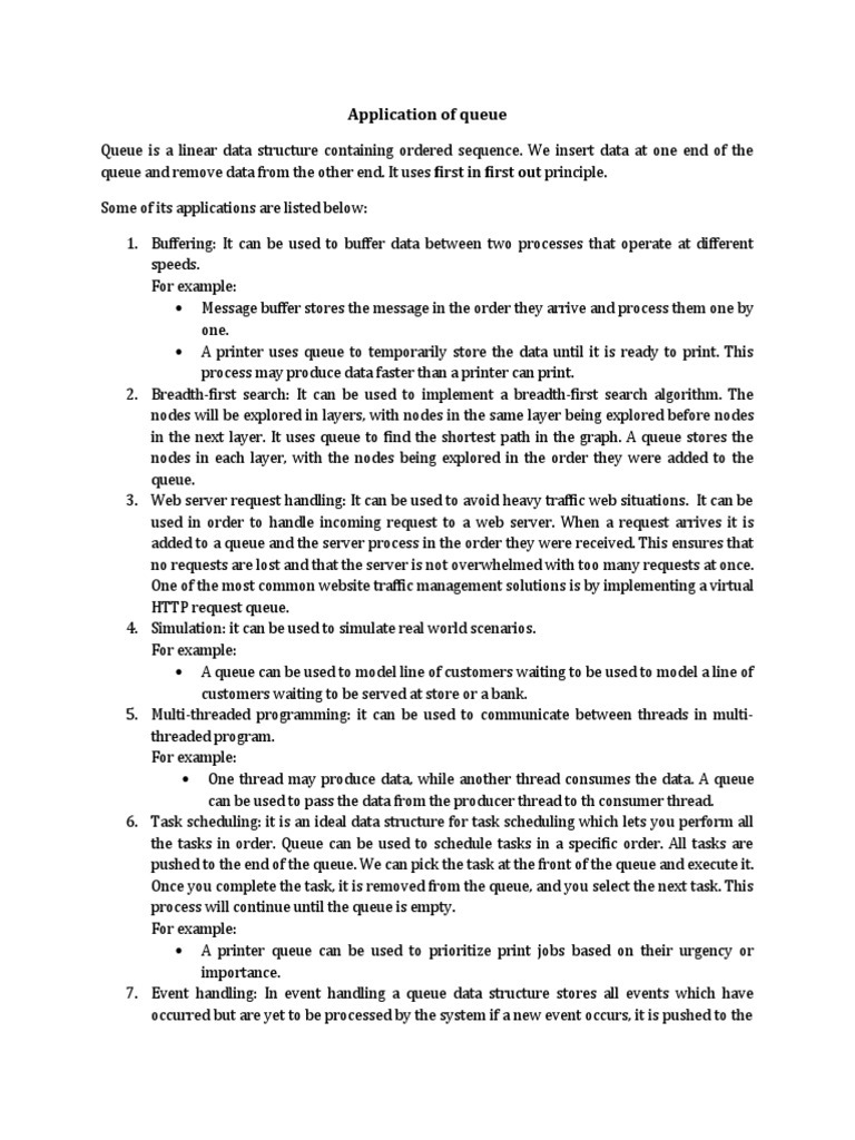 Queue And Linear Search Algorithm Pdf Queue Abstract Data Type Networking 1847