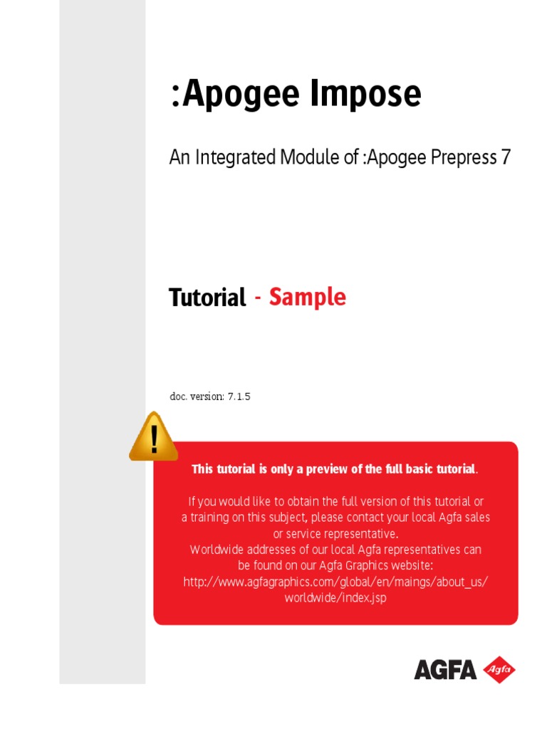 Sample Apogee Impose Basic Tutorial | PDF | Keyboard Shortcut | Button ...
