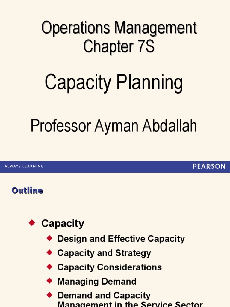 OM Chapter 7S | PDF | Demand | Sandwich