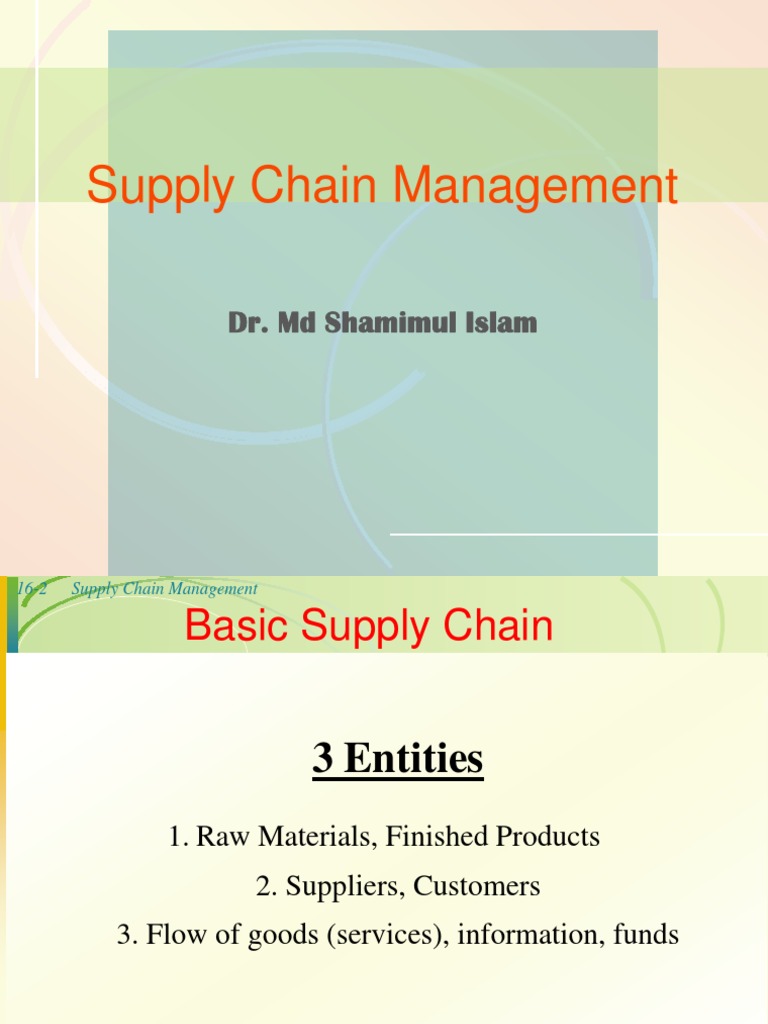 Supply Chain Management Overview | PDF | Computers