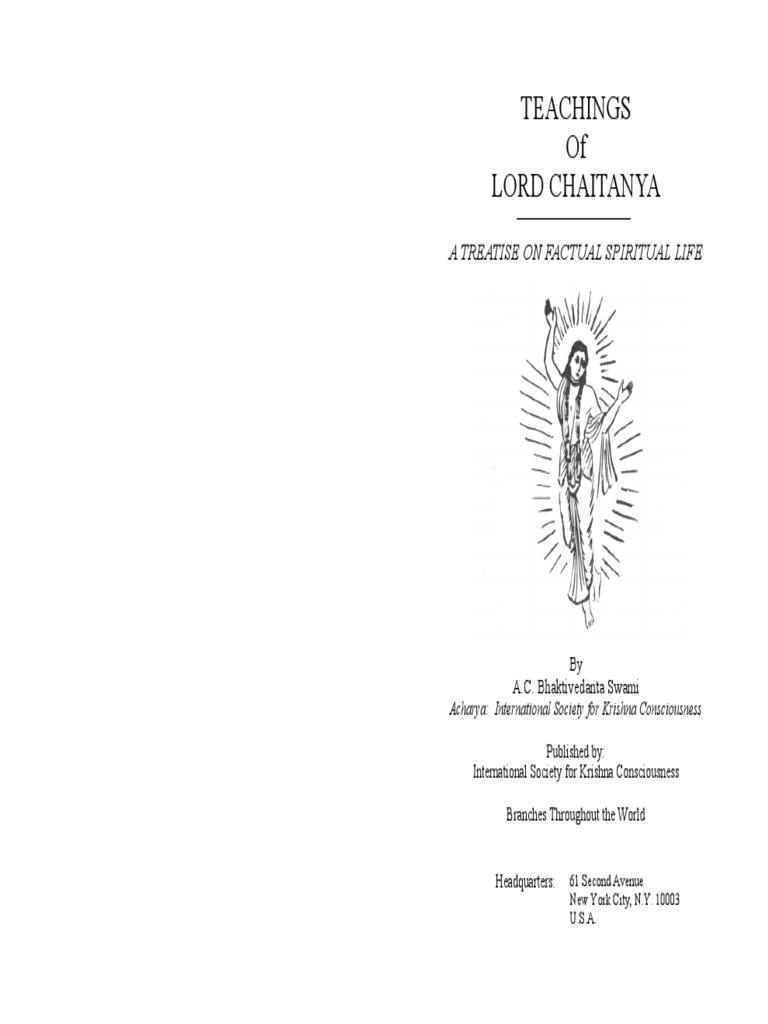 Teaching of Lord Caitanya - Original | PDF