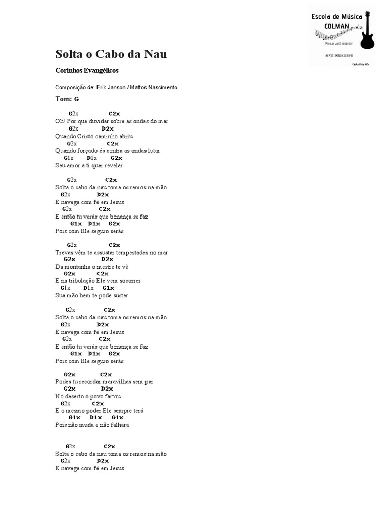 Solta o Cabo Da Nau Cifra | PDF